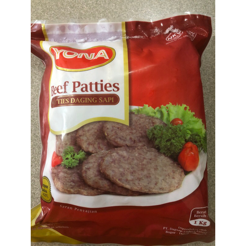 Jual YONA BURGER BEEF PATTIES 1000G | Shopee Indonesia