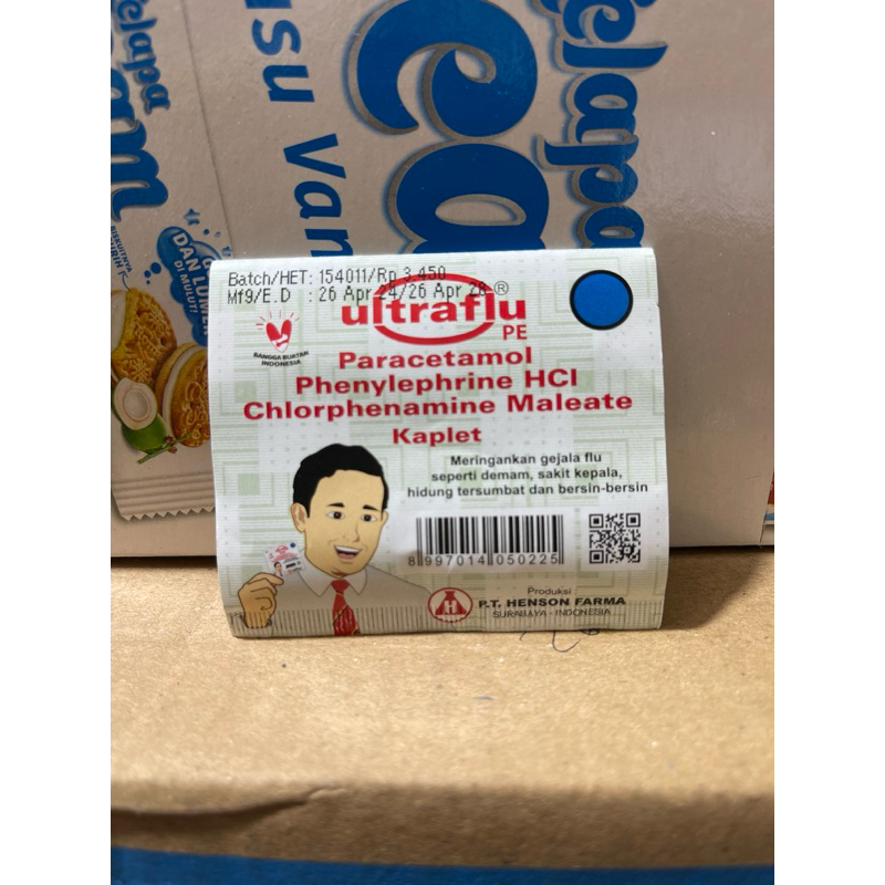 Jual ULTRA FLU STRIP ( ISI 4 TABLET ) | Shopee Indonesia