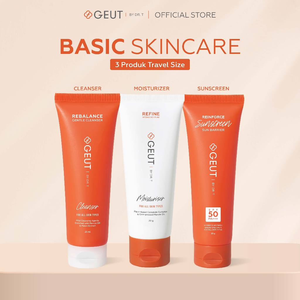 Jual GEUT BASIC Travel Set 3pcs (Paket Wajah Basic Ukuran Travel ...