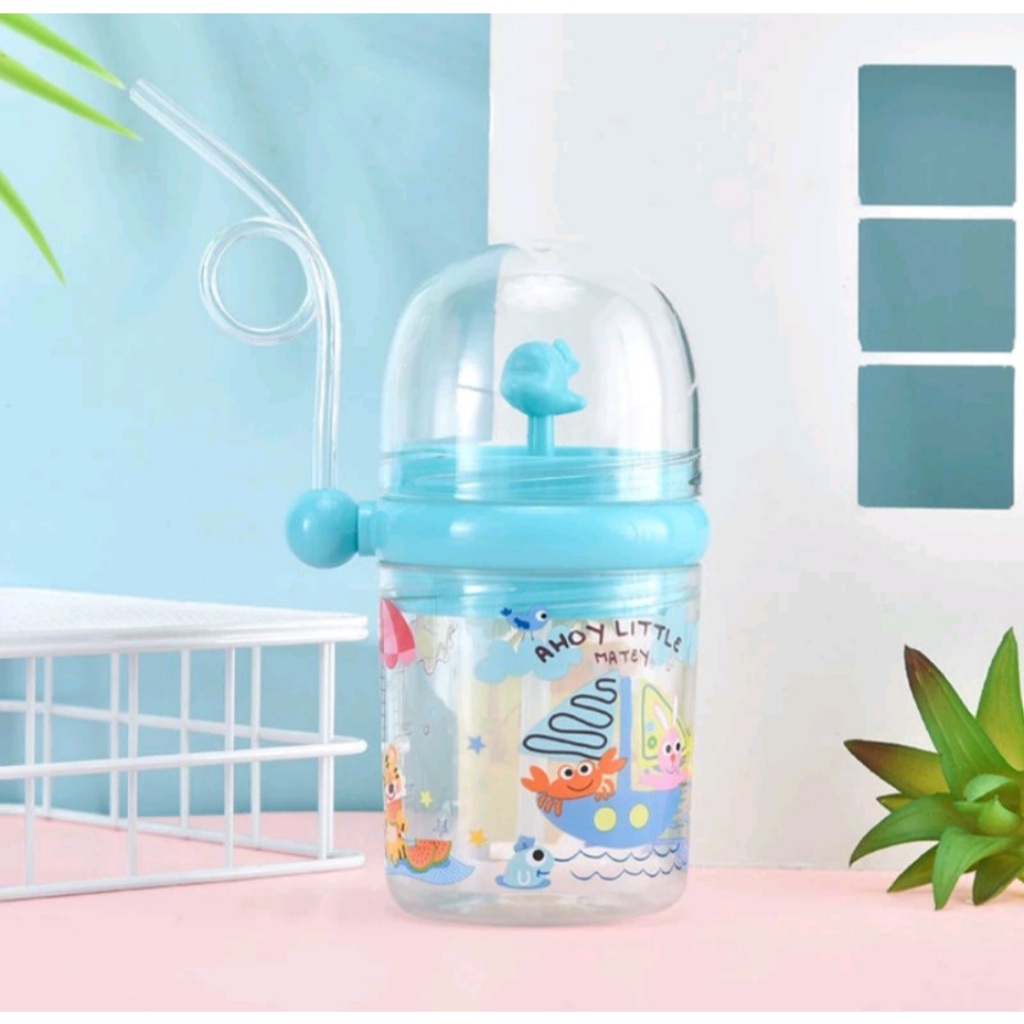 Jual Botol Minum Lumba Lumba Air Mancur Unik 300 ml - Botol Air Minum ...