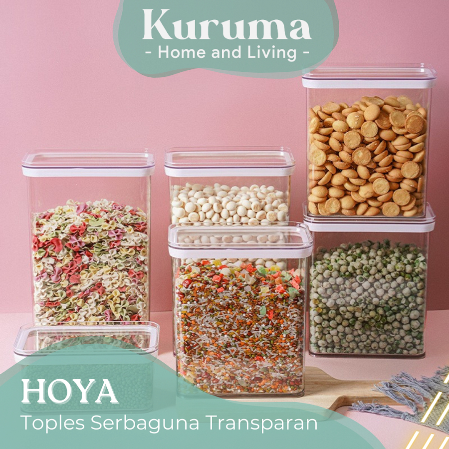 Jual KURUMA - HOYA Food Storage Cereal Aesthetic Tempat Penyimpanan ...