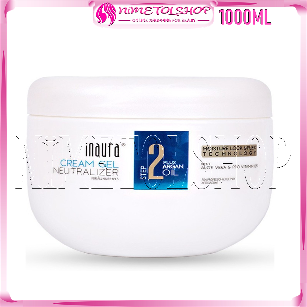 Jual INAURA Neutralizer Cream Gel 1000ml STEP 2 Netral Straightening ...