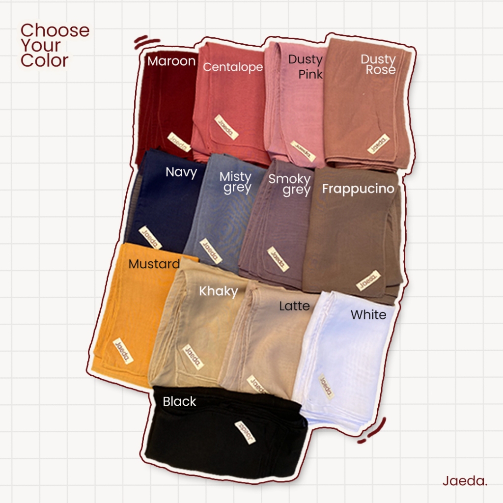 Jual Jaeda - BUY 4 PREMIUM SQUARE HIJAB ONLY 100K (BEBAS PILIH WARNA ...