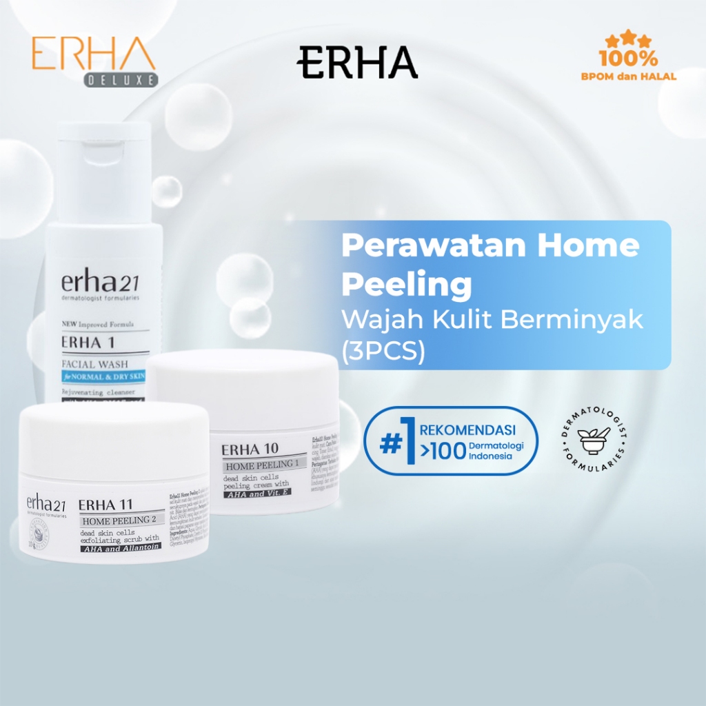 Jual ERHA Peeling Wajah ERHA 1 + 10 + 11 - Paket Krim Piling ...