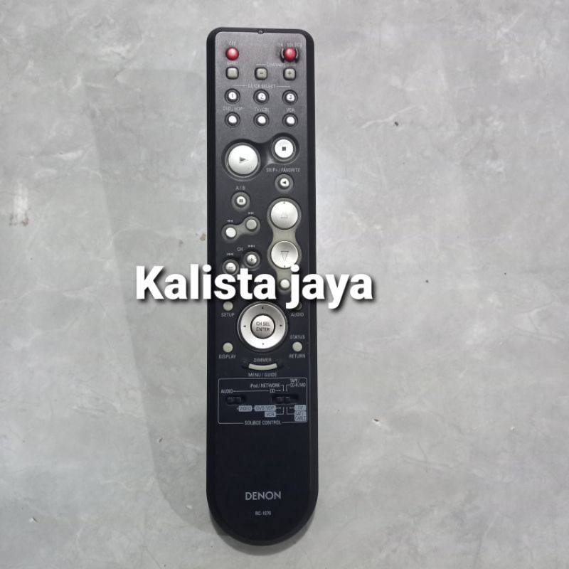 Jual REMOTE REMOT DENON RC-1076 ORIGINAL ASLI | Shopee Indonesia