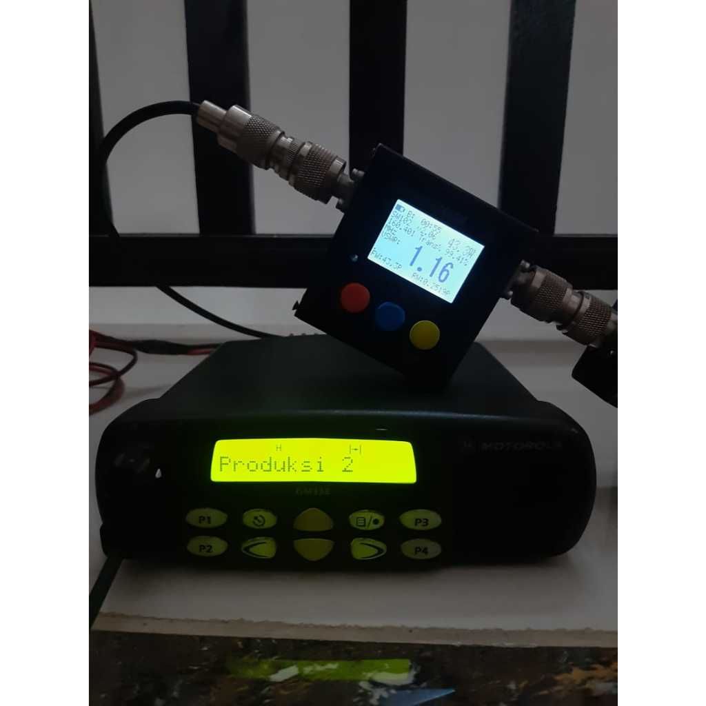 Jual RADIO RIG MOTOROLA GM 338 VHF VERSI 45 WATT KONDISI NORMAL ...