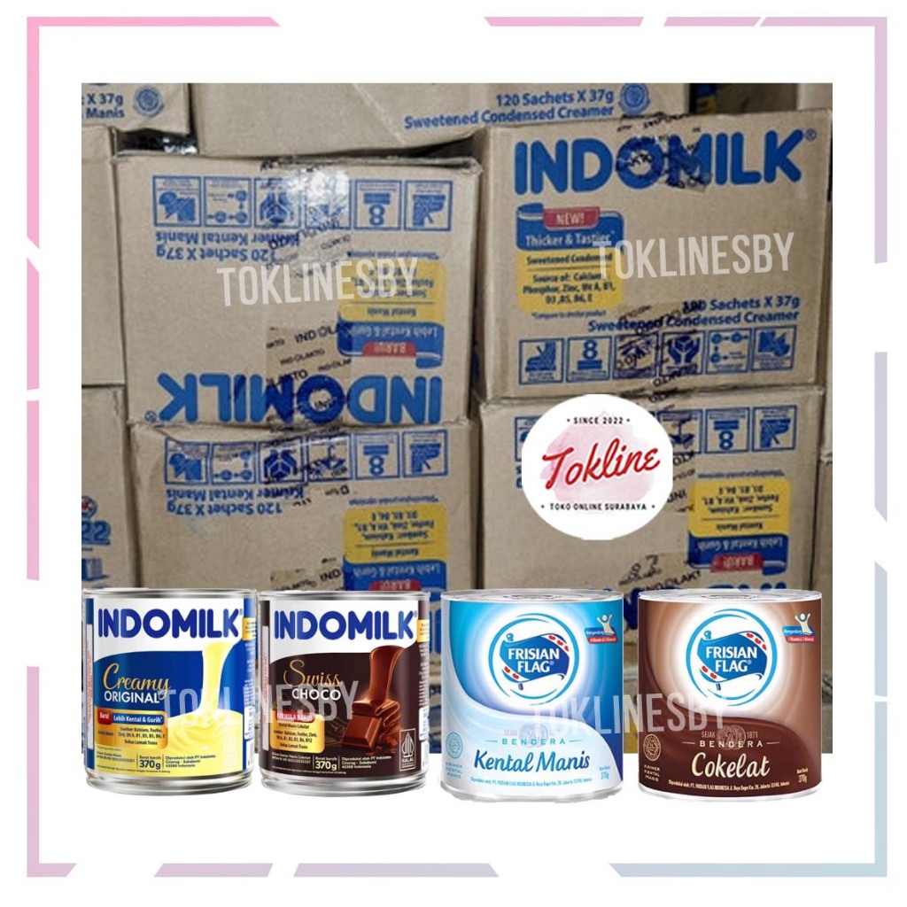 Jual [ 1 Karton isi 48 Kaleng ] Indomilk Frisian Flag Kaleng Krimer ...