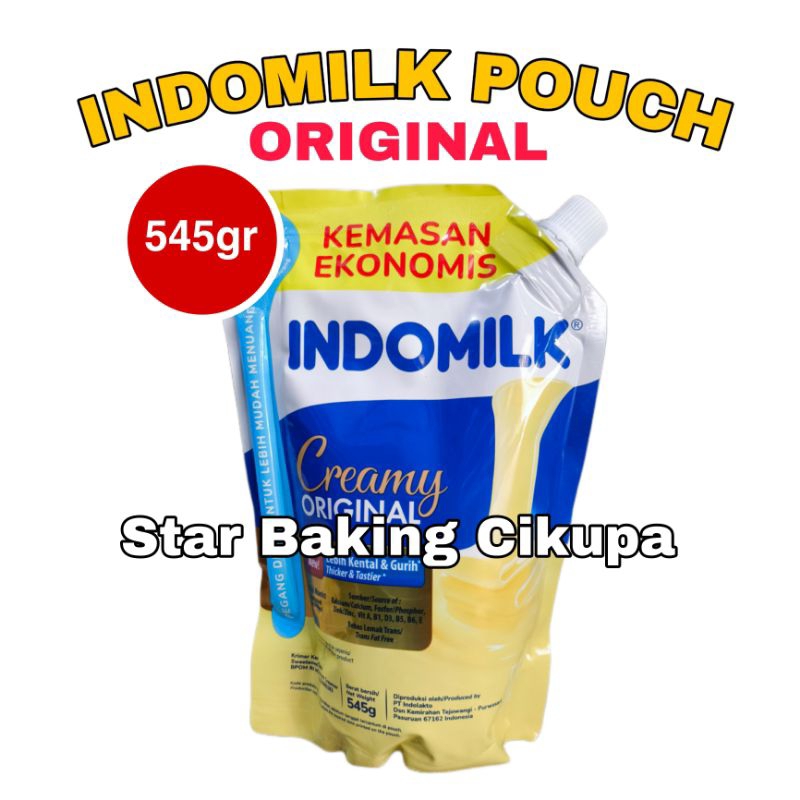 Jual INDOMILK POUCH CREAMY ORIGINAL 545GR Kemasan Ekonomis Murah ...