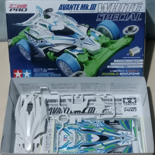 Jual body.decal.box.book avante mk iii white special original tamiya ...