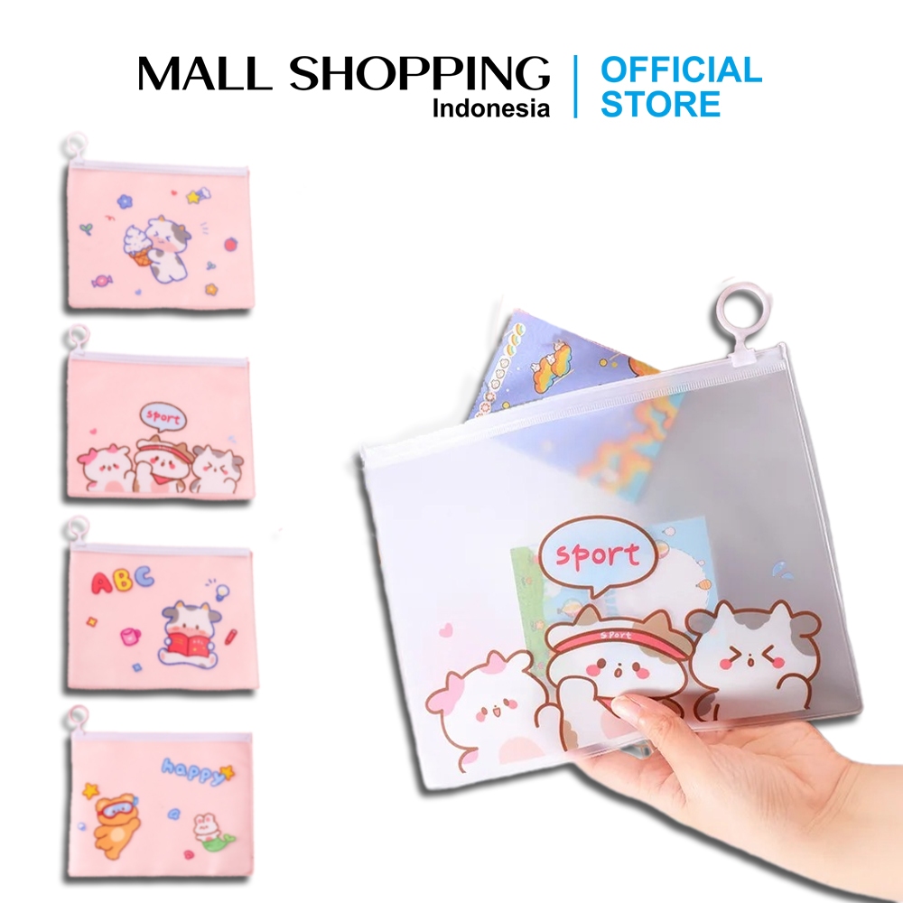 Jual Zipper Bag Cartoon Pouch Tempat Pensil Tas Pouch Kosmetik ...
