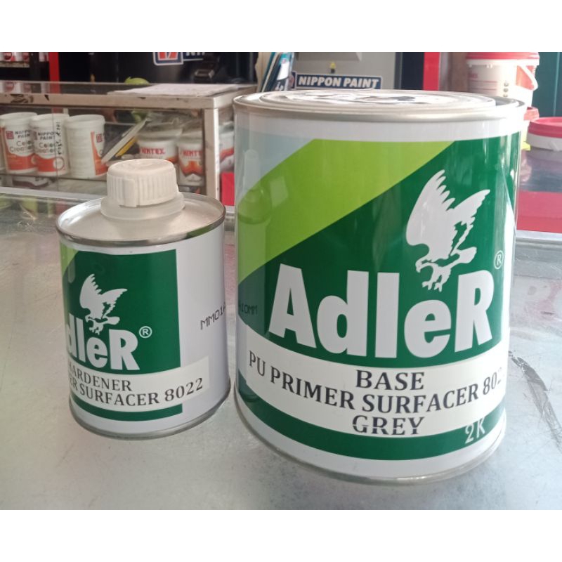 Jual Adler Epoxy Primer Surfacer Grey 8022 isi 1,250 liter | Shopee Indonesia