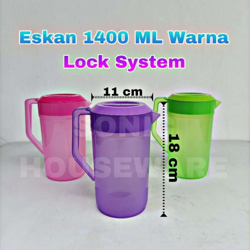Jual Eskan Mini 1.4 liter Teko Air 1400 ML Water Jug Kan Air Minum ...