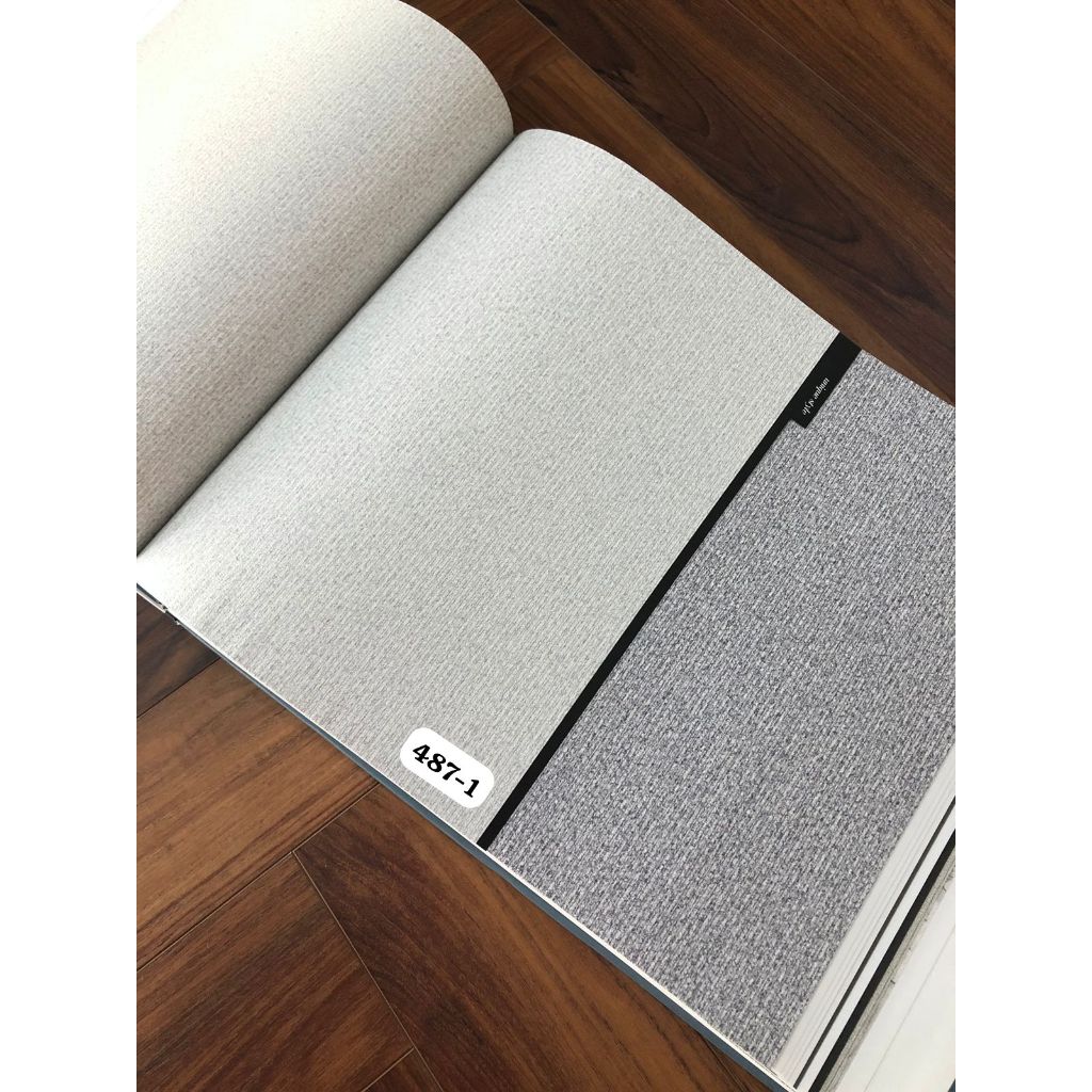 Jual Wallpaper Dinding Basic Plus Abu Industrial Garis 487 | Shopee ...