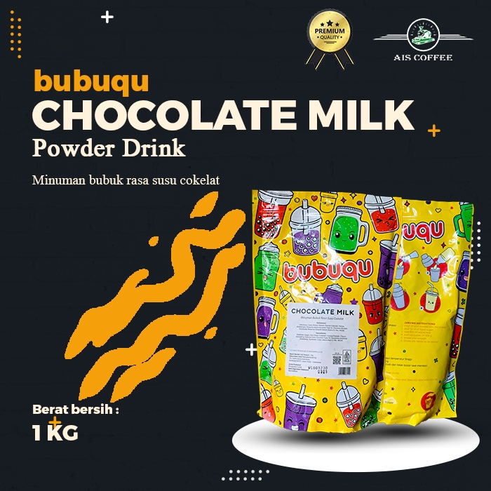 Jual Bubuqu Powder Drink Chocolate Milk - Minuman Bubuk Rasa Chocolate ...