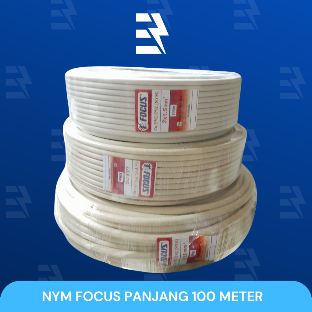 Jual KABEL ENGKEL / NYM FOCUS 2 X 1,5MM / 3 X 1,5MM / 3 X 2,5MM PANJANG ...