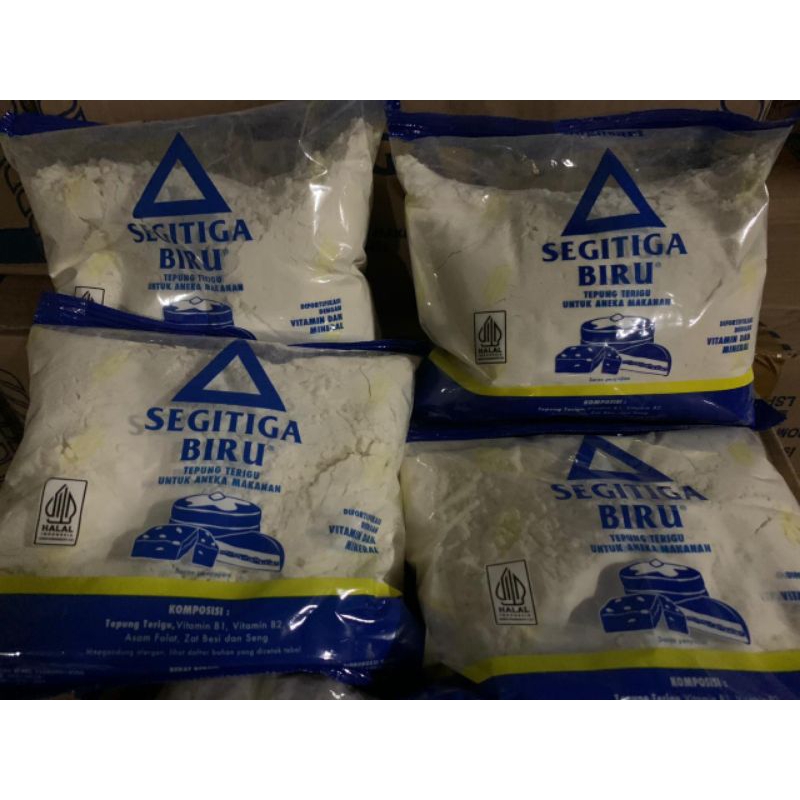 Jual Tepung Terigu Segitiga Biru 500 Gram | Shopee Indonesia