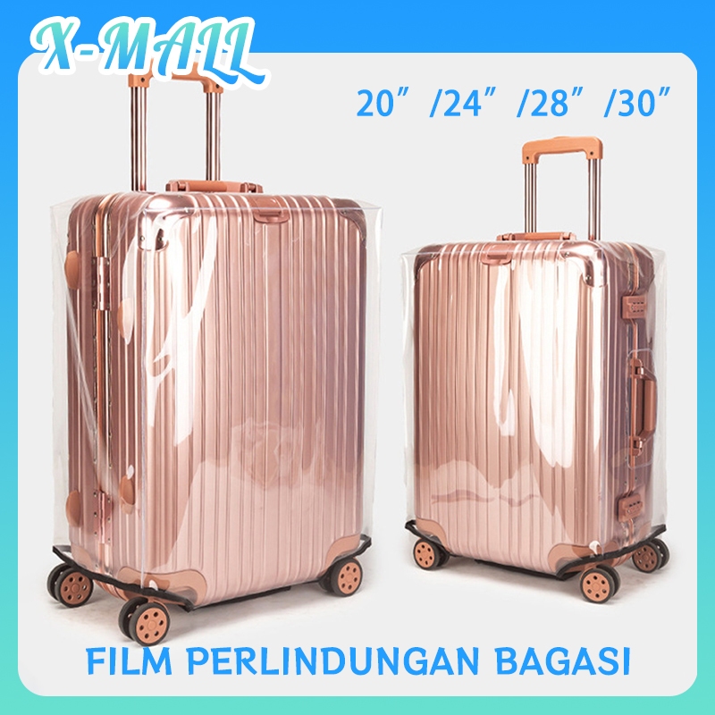 Jual 20/24 Inch PVC Suitcase Bag Protective Transparent Rain Dust ...