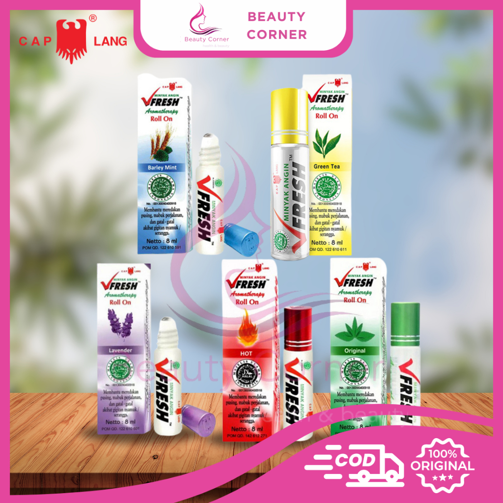 Jual Cap Lang VFresh Aromatherapy Roll On - Minyak Angin Roll On ...