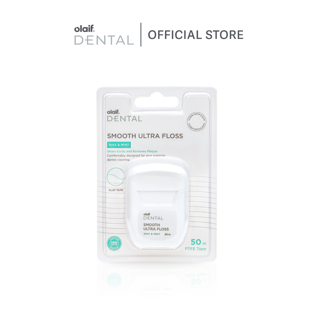 Jual Olaif Dental Smooth Ultra Floss (50m) - Dental Floss / Benang Gigi ...