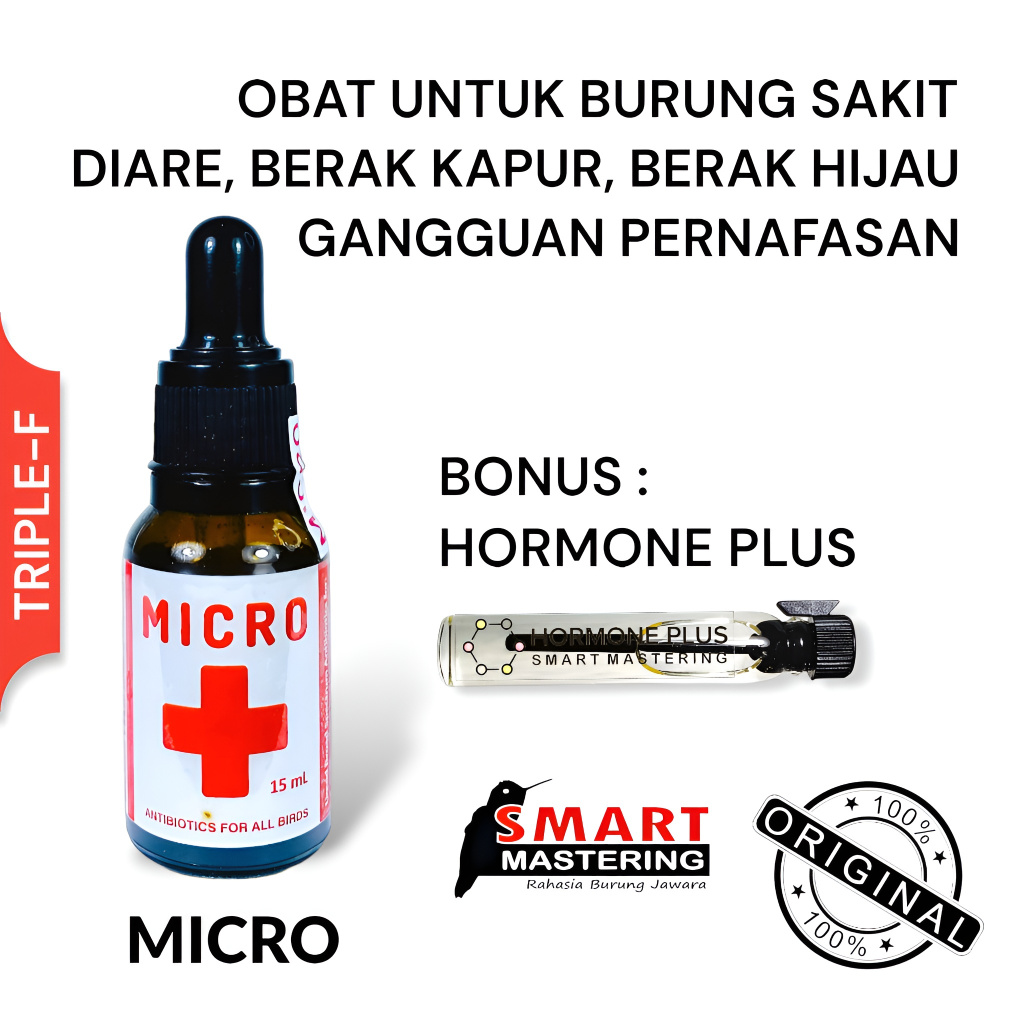 Jual MICRO Obat Burung Dosis Tinggi Terbukti Paling Ampuh Sembuhkan ...