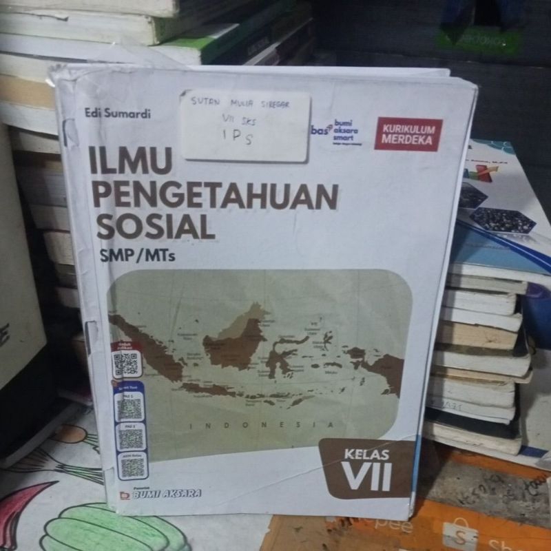 Jual BUKU ILMU PENGETAHUAN SOSIAL(IPS) UNTUK SMP KELAS VII/7 KURIKULUM MERDEKA PENERBIT BUMI ...