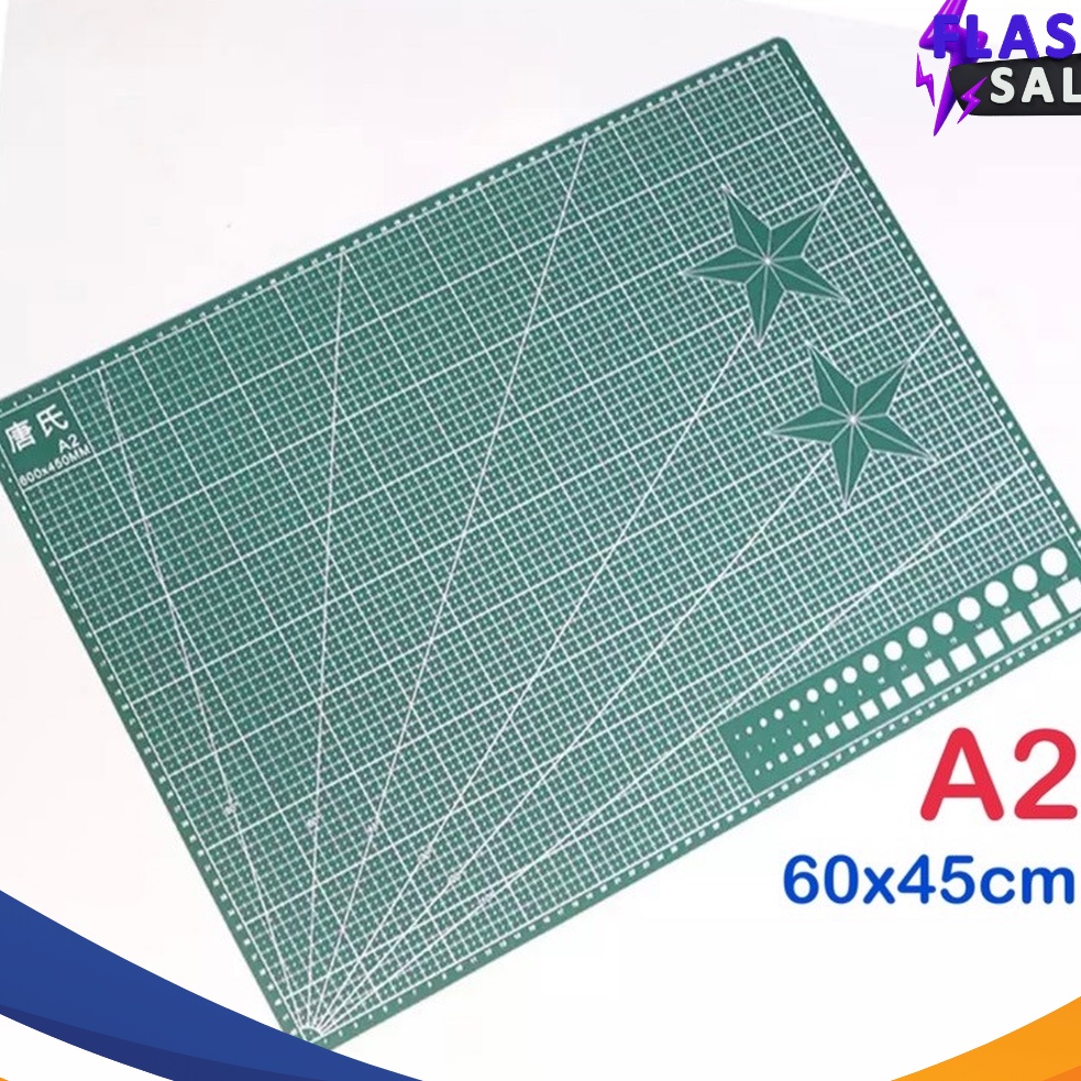 Jual HARI PENUH PROMO A2 PVC Cutting Mat Cutting Pad Board Double sided ...