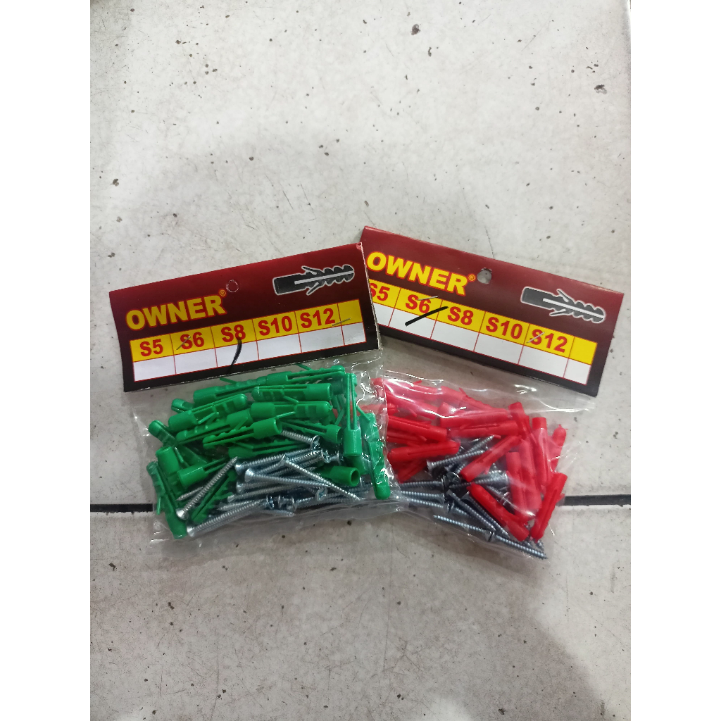 Jual [Fit] Sekrup Tembok Skrup Tembok + Baut S5 S6 S8 S10 S12 | Shopee Indonesia