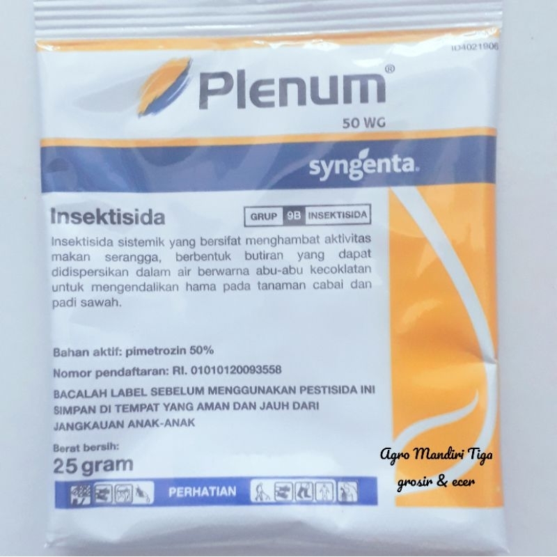 Jual Plenum 50wg 25 gram pimetrozin 50% insektisida sistemik obat ulat ...