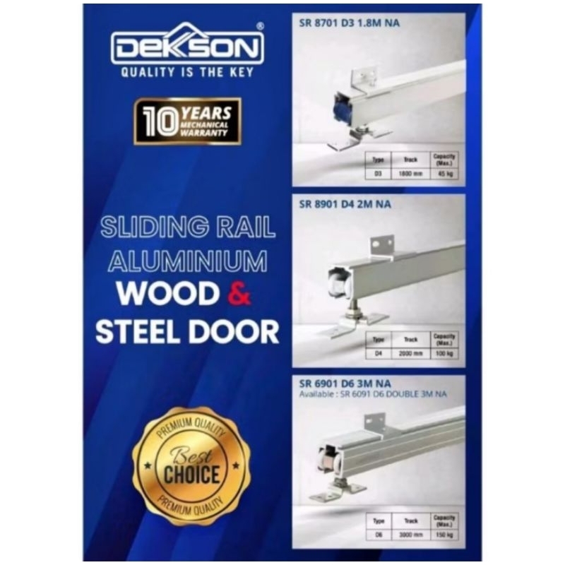 Jual Rel alumunium pintu geser Dekson | Shopee Indonesia