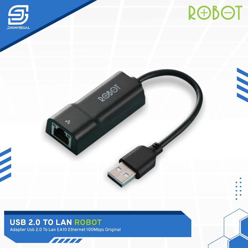 Jual USB to LAN Robot EA10 Ethernet Adapter USB 2.0 100Mbps Original | Shopee Indonesia