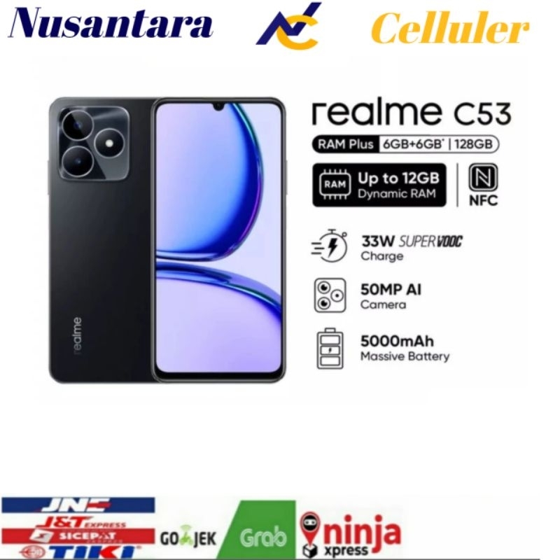 Jual HP REALME C53 RAM 6 GB ROM 128 GB + NFC [Realme C53 6/128 GB] Garansi resmi | Shopee Indonesia