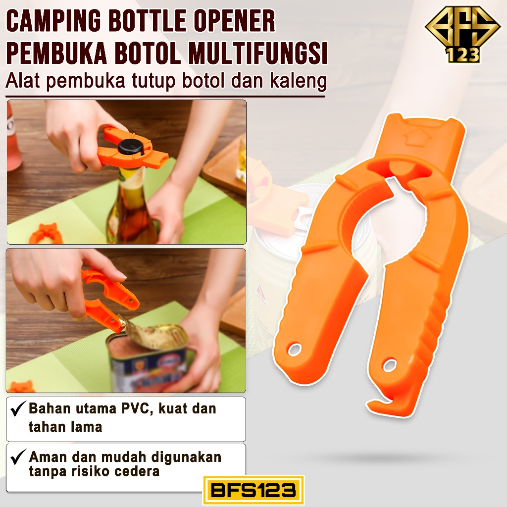 Jual Camping Bottle Opener Pembuka Botol Multifungsi | Shopee Indonesia