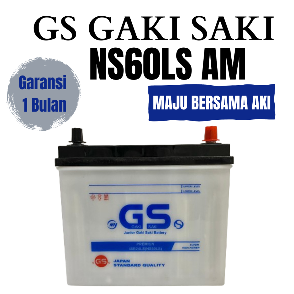 Jual Aki Mobil Toyota Kijang Innova NS60LS GS Aki Basah AM | Shopee Indonesia