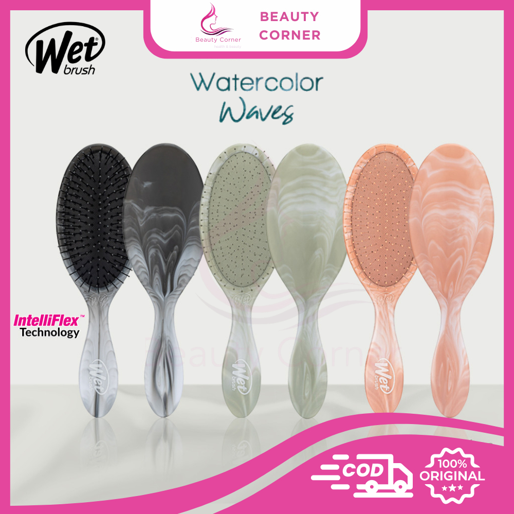 Jual The Wet Brush Original Detangler Watercolor Waves | Shopee Indonesia