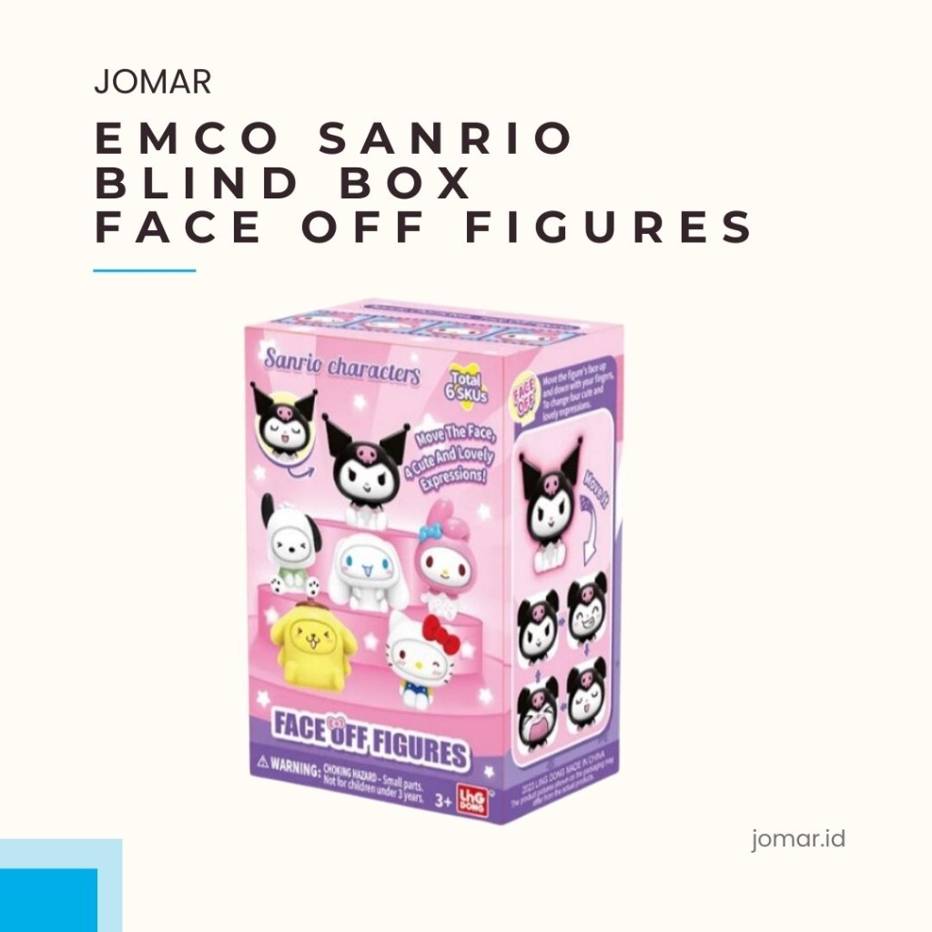 Jual Sanrio Characters Face Off Figures Series - Blind Box Action ...