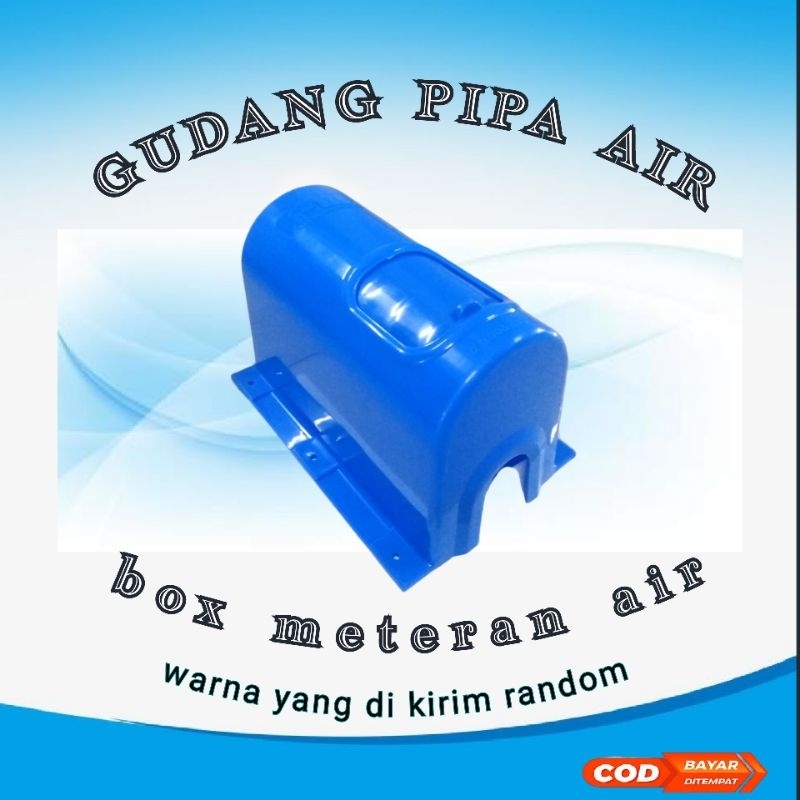 Jual box meteran air atau tutup meteran air pdam warna biru | Shopee ...