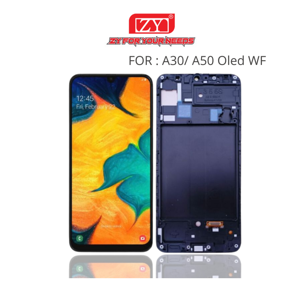 Jual ZY Lcd Samsung A30 / A50 with Frame Oled Fullset Original | Shopee ...