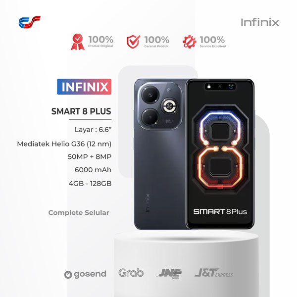 Jual Infinix Smart 8 Plus 4/128GB - Mediatek Helio G36 (12 nm ...
