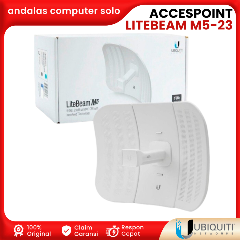 Jual ACCESPOINT Ubiquity LiteBeam UNIFI M5-23 23DBI / LBE-M5-23 | Shopee Indonesia