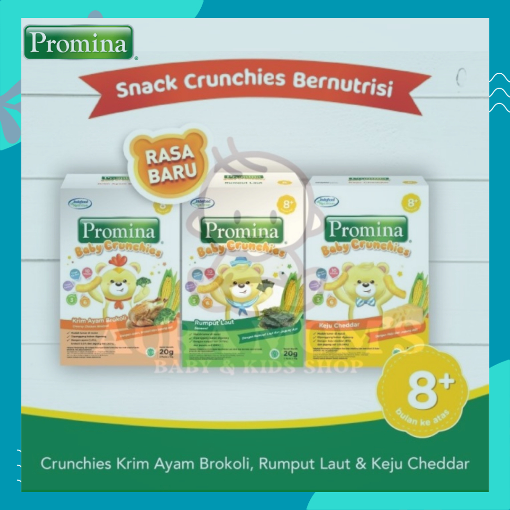 Jual Promina - Baby Crunchies Keju Cheddar / Snack Anak 8bulan+ 20 gr ...