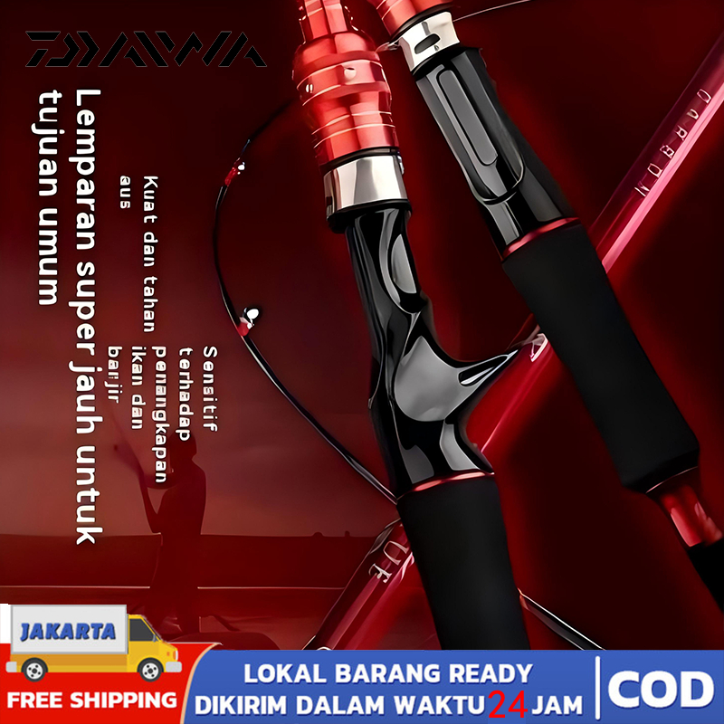 Jual DAIWA Joran Pancing Fishing Rod 1.65m/1.8m/2.1m/2.4m/2.7m uitable for Spinning Reel Bait ...