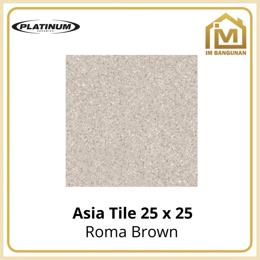 Jual Keramik Lantai 25x25 Asia Tile Roma Grey / Brown kw1 | Shopee ...