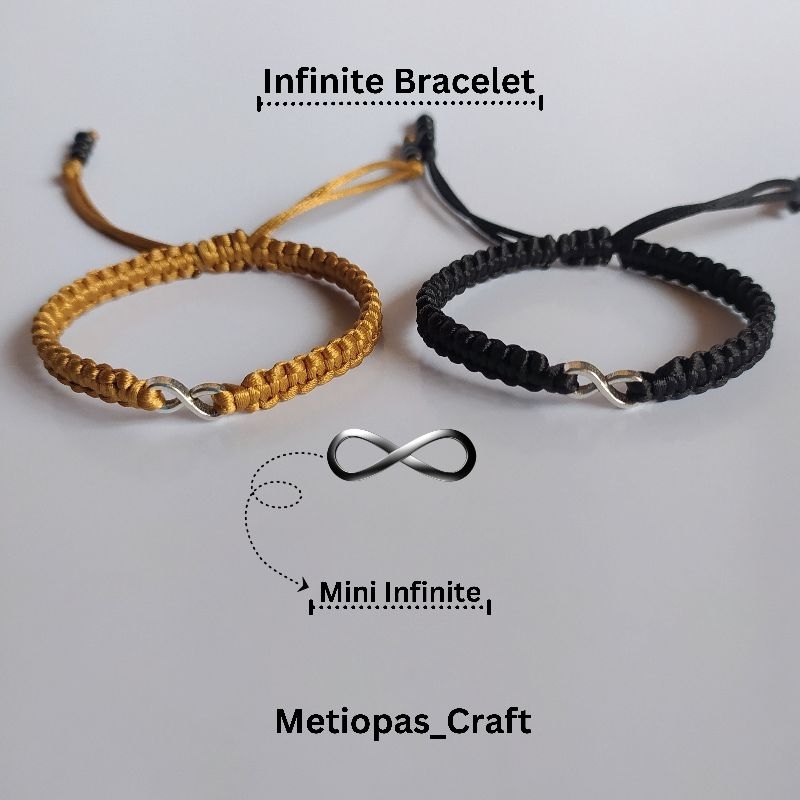 Jual [Infinite Bracelet] Gelang Couple Infinity Free Box | Shopee Indonesia