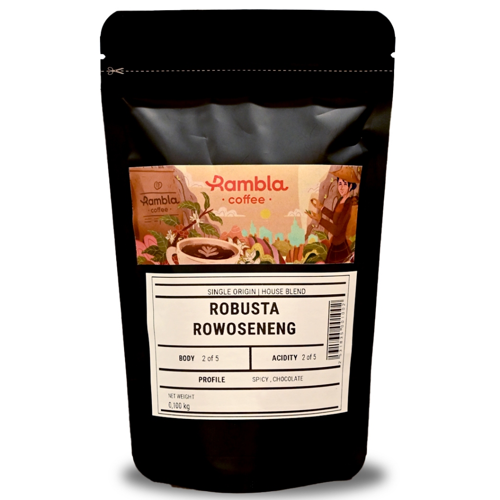 Jual Rambla Coffee - Kopi Robusta Rowoseneng Single Origin 100 Gr ...