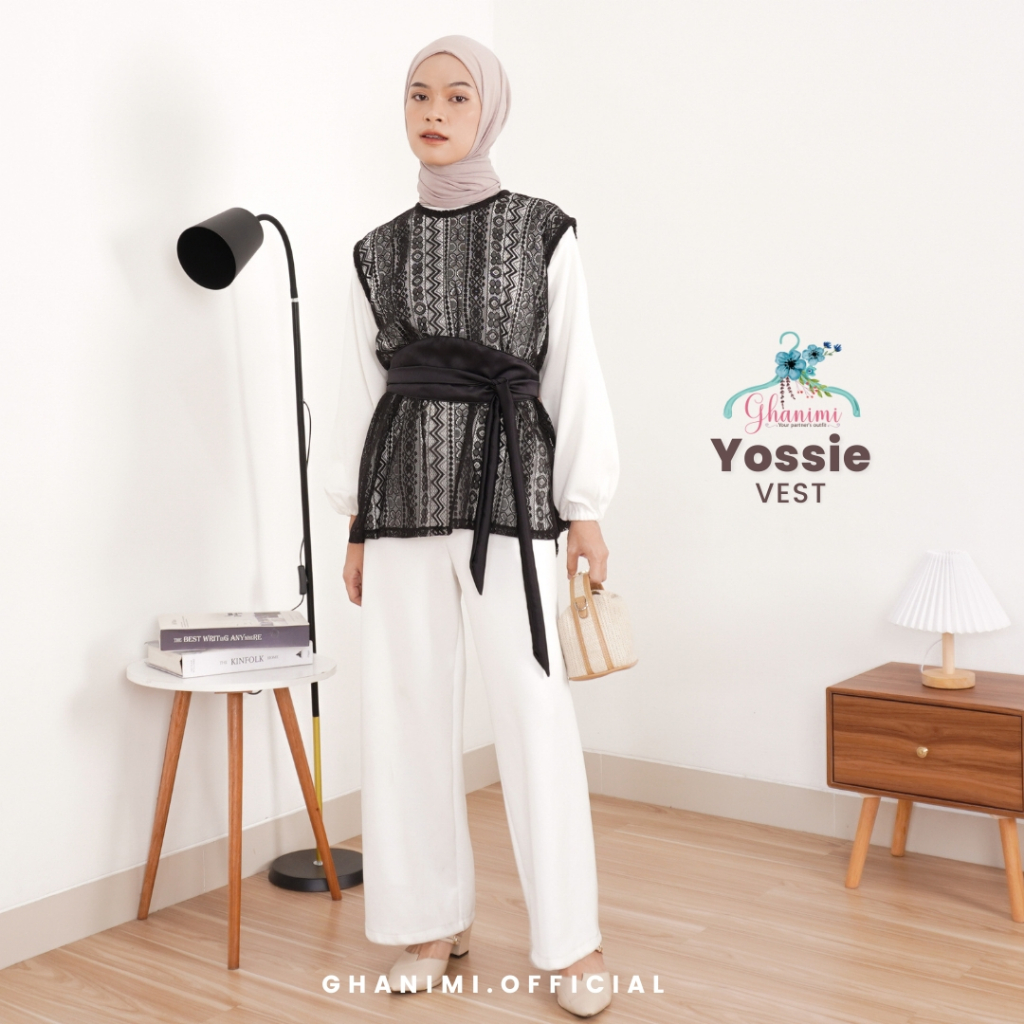 Jual Ghanimi - Yossie Vest / Brukat Kondangan / Vest Brukat Kekinian ...