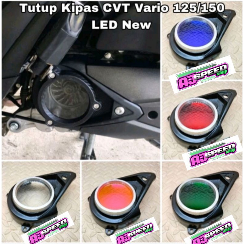 Jual Cover Cvt Vario 125 150 New LED Tutup Rumah Roller Air Duck ...