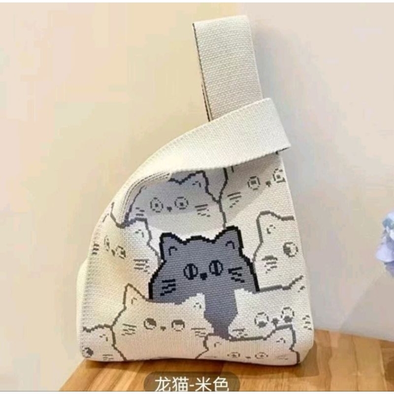 Jual Tote Bag Wanita Unik Karakter Lucu Kanvas Premium Tas Tote Bag ...