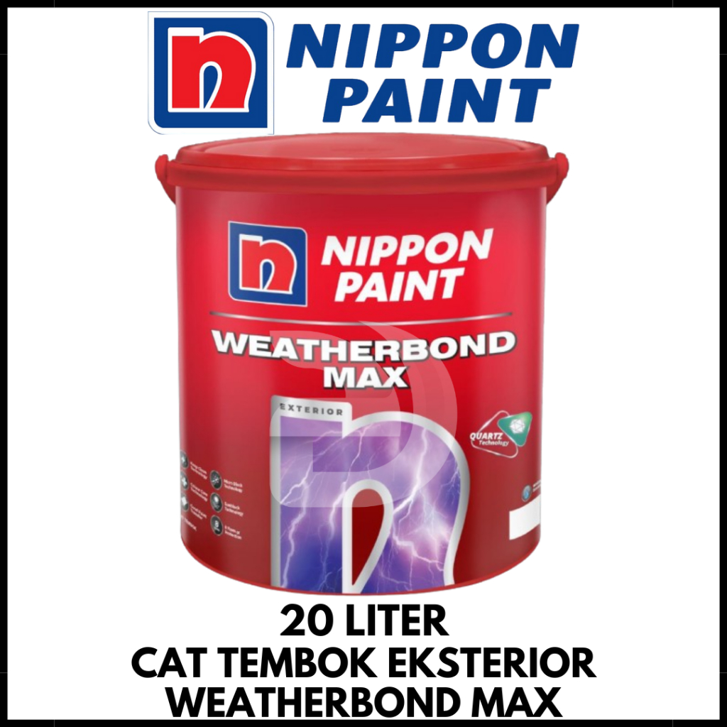 Jual Cat Tembok Eksterior Nippon Paint Weatherbond Max Pail 20Liter ...