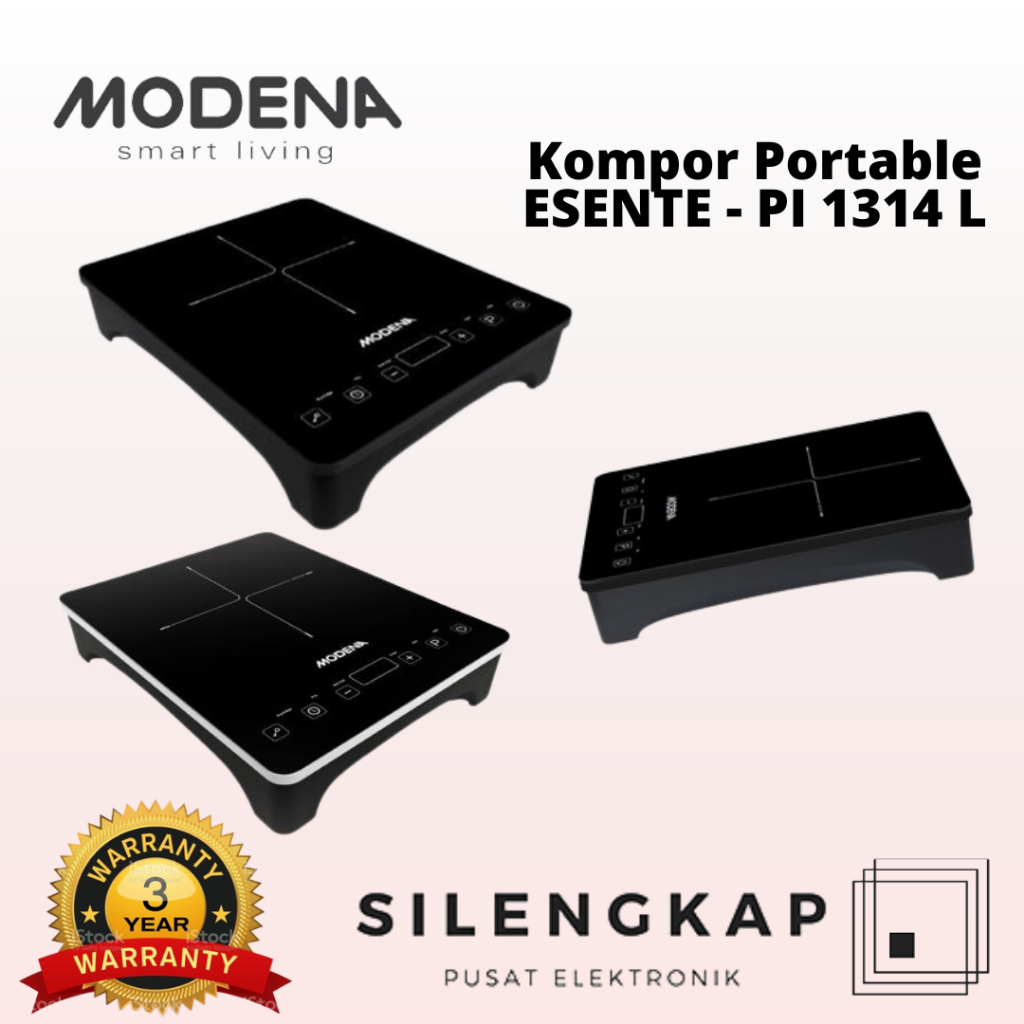 Jual MODENA Portable Induction - PI 1314 - HITAM - ABU - PUTIH / KOMPOR ...