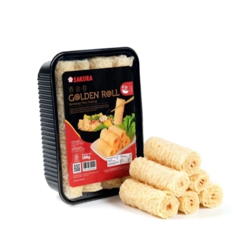 Jual Sakura Golden Roll Kembang Tahu Gulung 188 gram | Shopee Indonesia